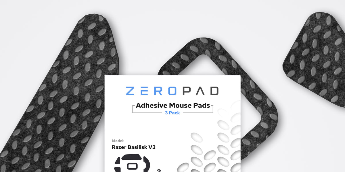Mouse Pad for Razer Basilisk V3 - Mouse skates / replacement feet – ZeroPad